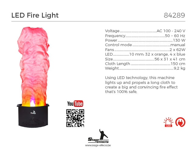 Flammelampe LED Fire Light | Stage Effects | Special Effects Lighting